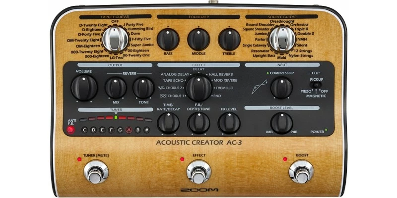 Zoom AC-3 Acoustic Creator | Guitar Parts Store